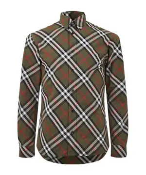 Burberry Casual Check Shirt - Brown
