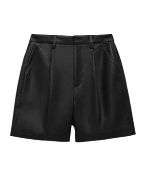 ANINE BING Carmen Leather Shorts