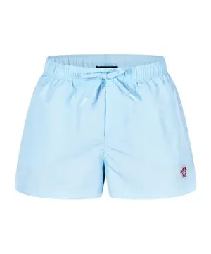 Versace Logo Swim Trunks - Blue