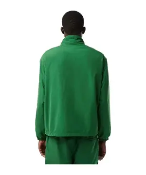 Lacoste Zip Through Jacket With Stand Collar And Drawstring
