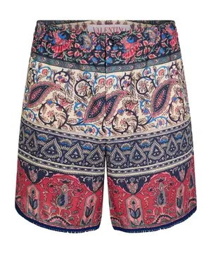 Valentino Garavani Printed Graphic Shorts - Black
