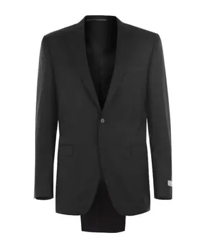 Canali Milano Two Piece Suit - Black