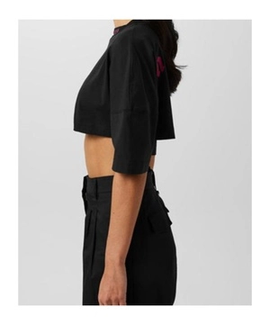 Palm Angels Logo Cropped T-shirt