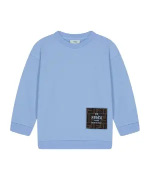 Fendi Round Neck Logo Sweatshirt