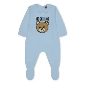 Moschino Three-piece Baby Set With Bear Motif