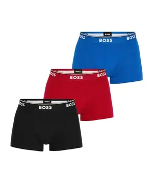 Hugo Boss Bodywear 3 Pack Power Trunks - Black