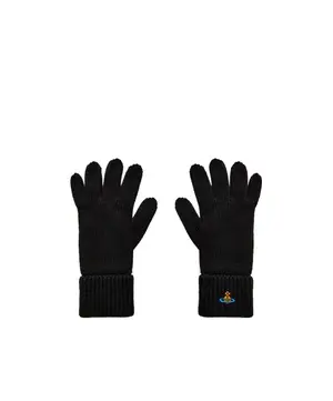 VIVIENNE WESTWOOD Orb Knitted Gloves