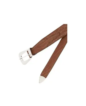 Brunello Cucinelli Embossed Buckle Belt