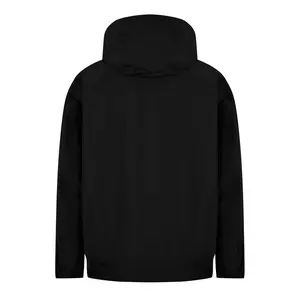 Dolce & Gabbana Zip-up Hooded Windbreaker Jacket With Logo Plaque