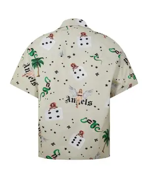 Palm Angels Pin Up Bowling Shirt
