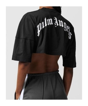 Palm Angels Logo Cropped T-shirt