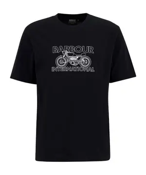 Barbour Motorcycle Graphic T-shirt - Black