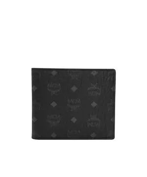 Mcm Logo Wallet - Black