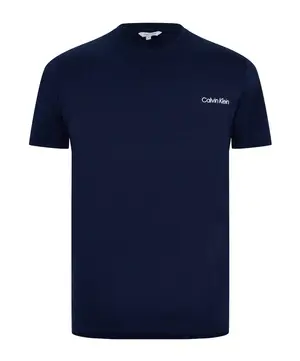 Calvin Klein Comfortable Lightweight Solid Color T-shirt - Black