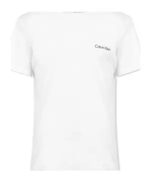 Calvin Klein Lightweight Short Sleeve T-shirt - White