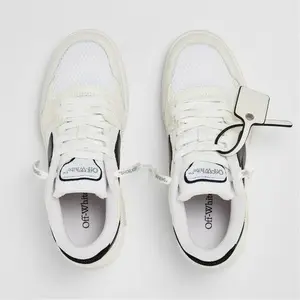 Off-White Round Toe Low-top Casual Shoes