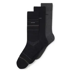 Hugo Boss Striped Cotton Socks