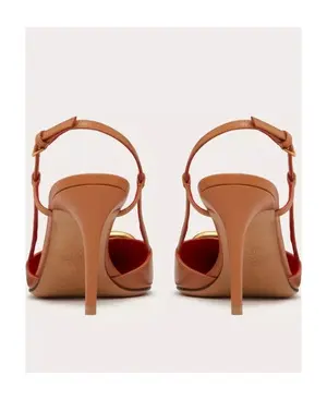 Valentino Garavani Vlogo Signature Pointed Toe Slingback Pumps