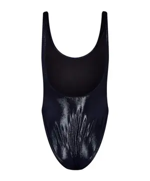 Norma Kamali Marissa U-neck Sleeveless Backless Swimsuit - True Navy