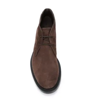 TOD'S Desert Almond-toe Ankle Boots