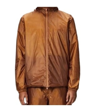 Rains Zipper Hooded Cotton Jacket