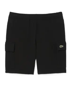 Lacoste Cotton Sports Shorts - Black