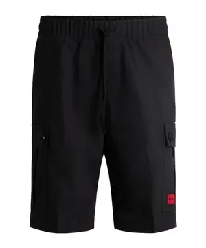 Hugo Boss Slim-fit Minimalist Shorts - Black