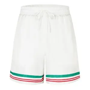 Casablanca Wide-leg Shorts With Graphic Pattern