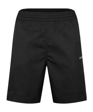 Off-White Logo Swim Trunks - Black
