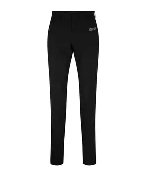 Off-White Slim-fit Cropped Pants - Black