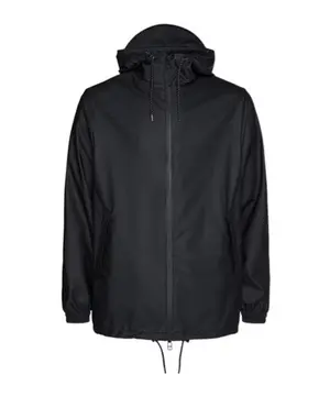Rains Zip-up Casual Jacket - Black