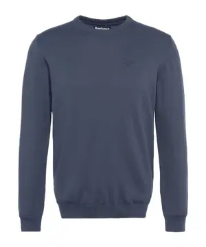 Barbour Crew Neck Jumper - Navy