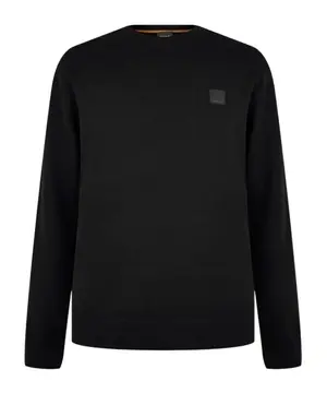 Hugo Boss Long Sleeve Crew Neck Jumper - Black