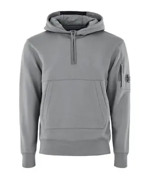 C.P. COMPANY Micro Lens Over-the-head Hoodie - Gray