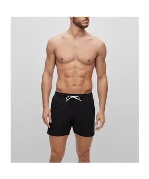 Hugo Boss Solid Color Athletic Shorts
