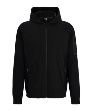 Hugo Boss Modir Knitted Hoodie - Black