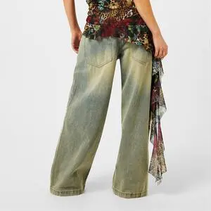 JADED LONDON Colusses Wide Leg Jeans