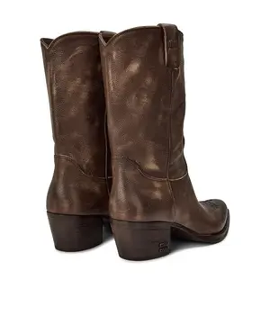 Miu Miu Logo Denim Ankle Boots