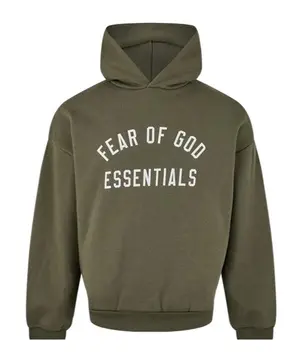 Fear Of God Logo Hooded Sweatshirt