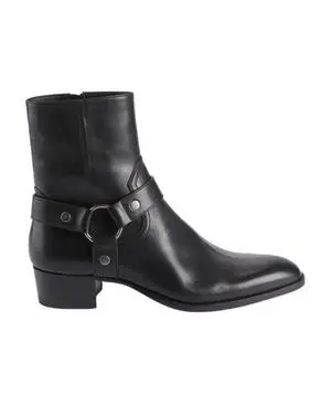 Saint Laurent Wyatt Harness Ankle Boots