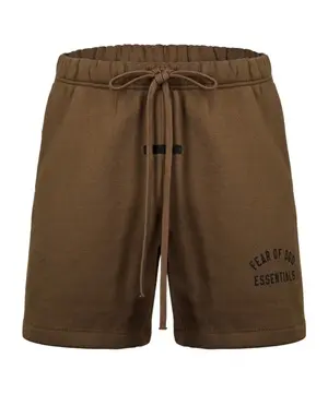 Fear Of God Logo Print Drawstring Shorts