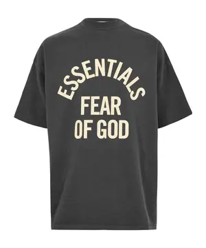 Fear Of God Crew Neck Short-sleeved T-shirt - Black