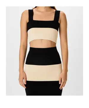 Posse Square Neck Top With Wide Shoulder Straps