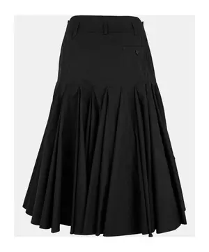 Jacquemus Belt Loop Skirt With Ruffled Hem
