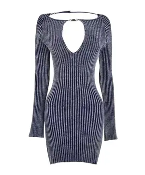 JADED LONDON Backless Mini Dress - Blue