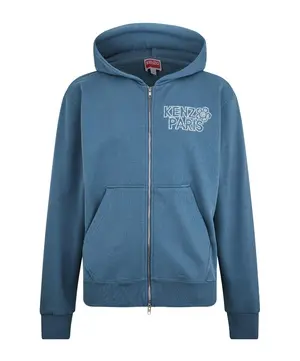 Kenzo Casual Hooded Sweatshirt - Blue
