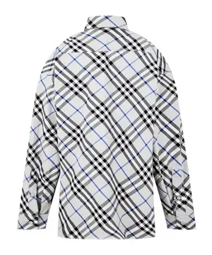 Burberry Plaid Long-sleeve Shirt