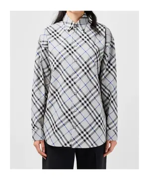 Burberry Plaid Long-sleeve Shirt