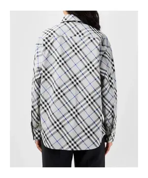 Burberry Plaid Long-sleeve Shirt