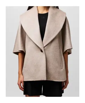 Max Mara Shawl Collar Cape